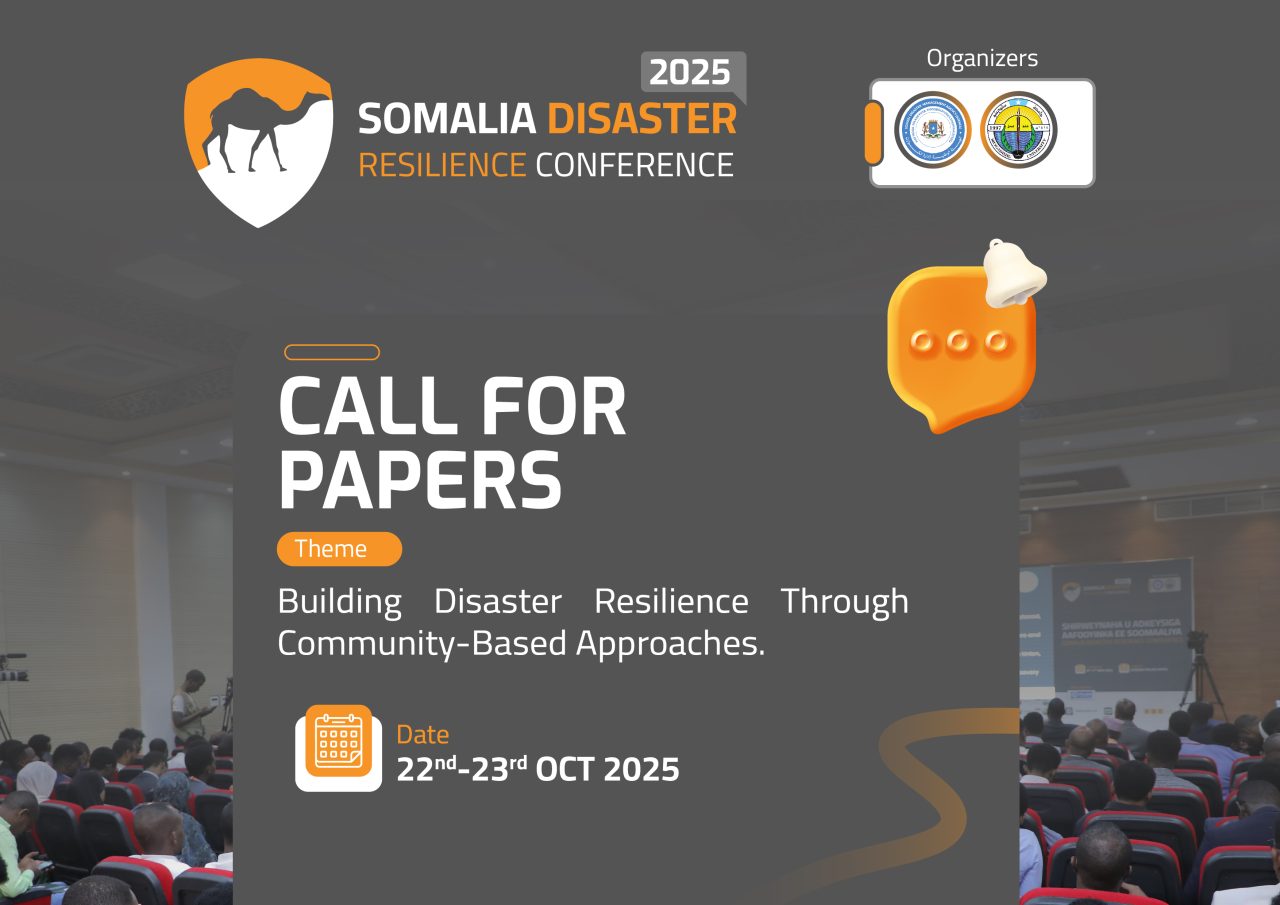 Call for Papers: The Somali Disaster Management Agency (SoDMA) and the ...